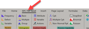 Six Sigma Excel Add-In Software – SPC for Excel